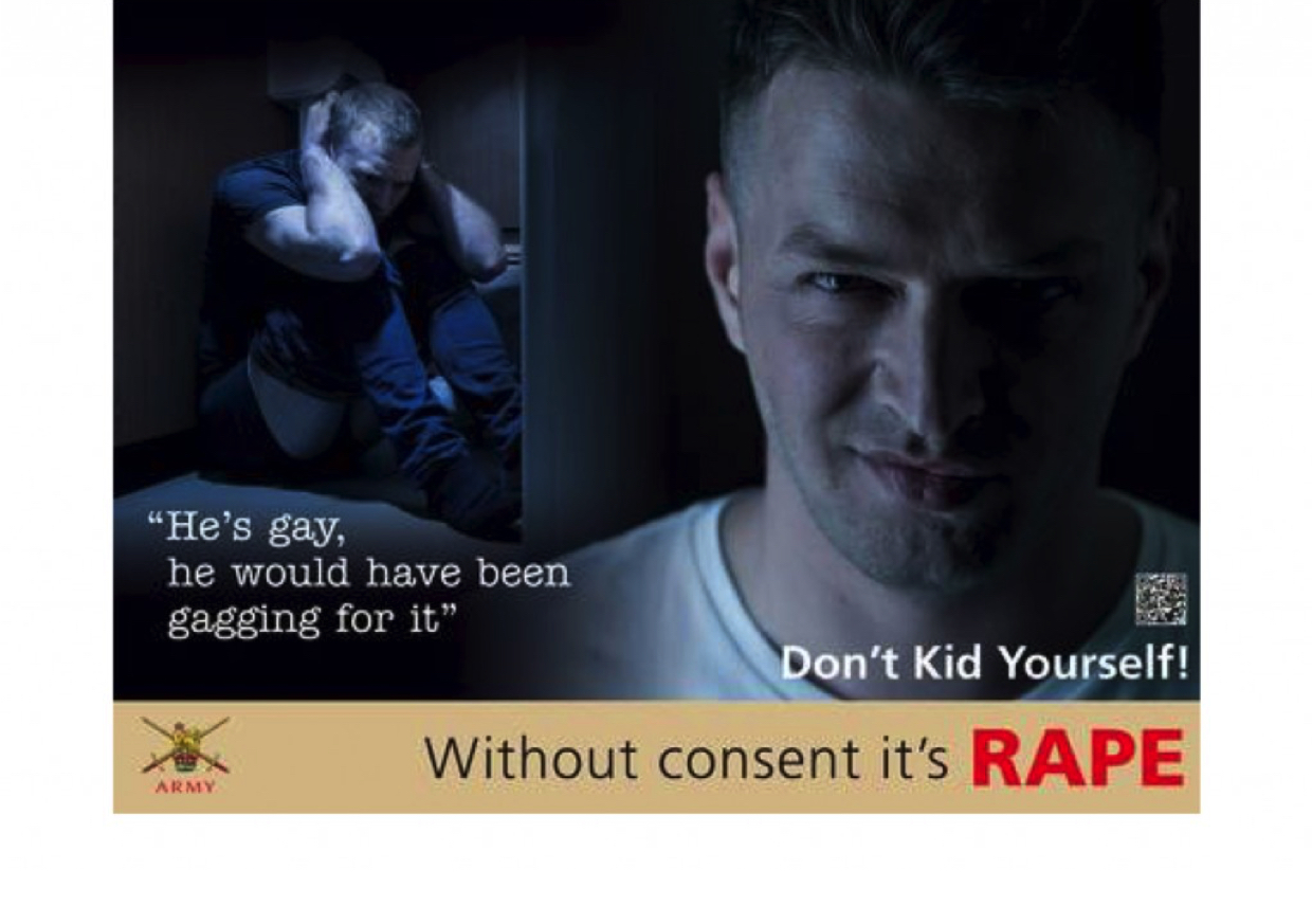 Anti-Rape Campaign Launched by MOD in Britain - Gay Nation