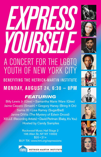 Aussie Drummer Creates Concert For New York LGBTQ Youth - Gay Nation