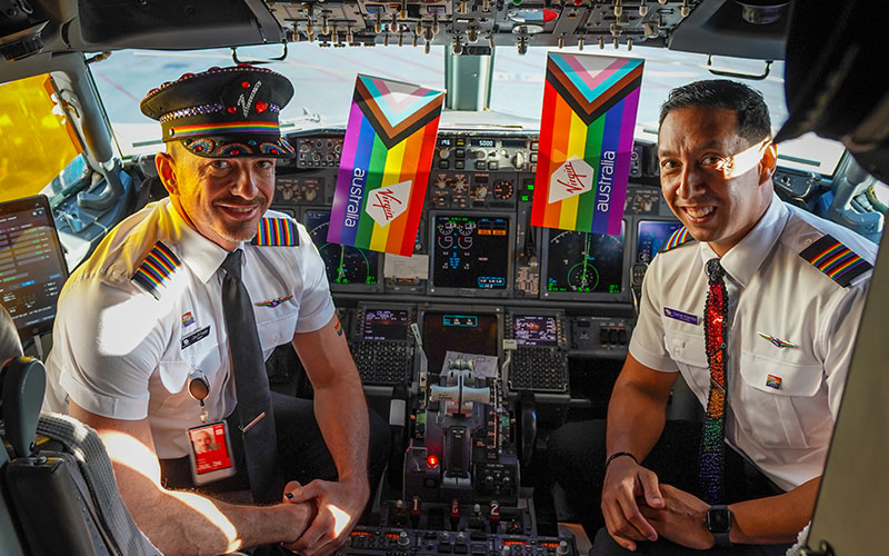 Soaring High with Pride: Virgin Australia's Pride Flights Return - Gay ...