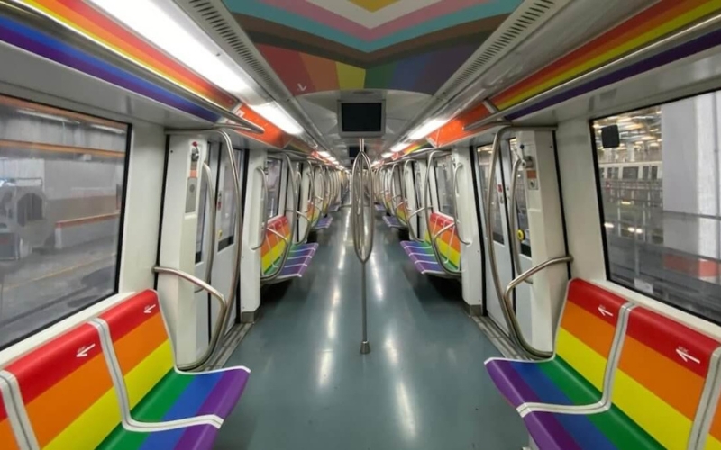Rainbow Train Revs Up for Rome Pride with Mixed Reactions - Gay Nation