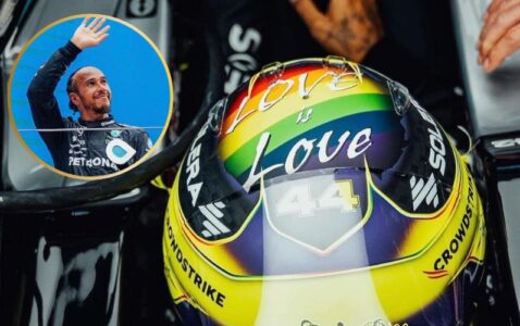 "Love is Love": Hamilton Celebrates Pride Month with Banned Helmet ...